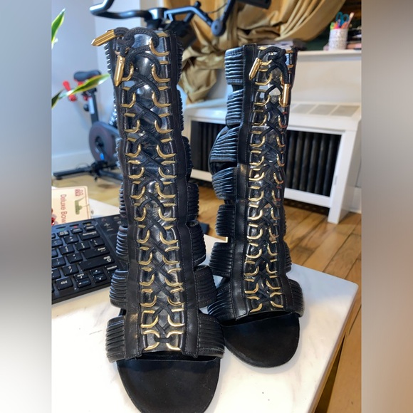 Balmain | Shoes | Balmain Leather Heels | Poshmark